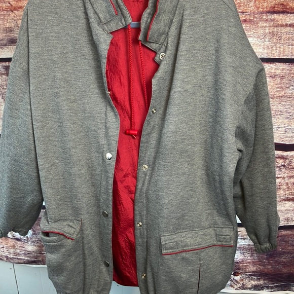Jackets & Coats | Vintage Red Gray Reversible Jacket | Poshmark